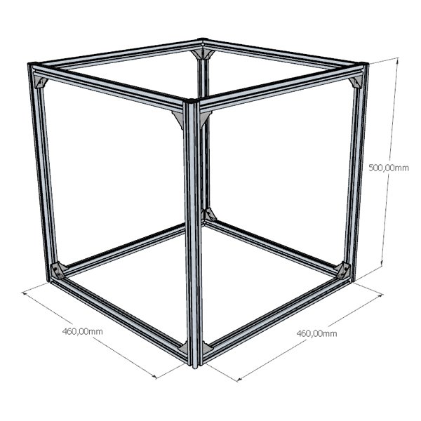 CUBE FC500 Frame Complete Aluminium Profielen – Frame Complete